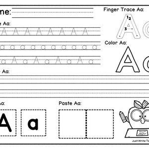 Letter of the Day - Alphabet Activities - A to Z Practice - Etsy