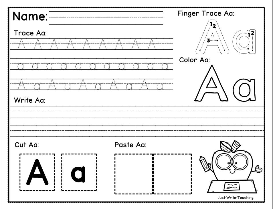Letter of the Day - Alphabet Activities - A to Z Practice - Etsy