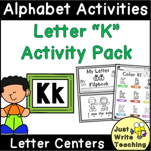 Letter K Practice Games and Activity Pack - Etsy