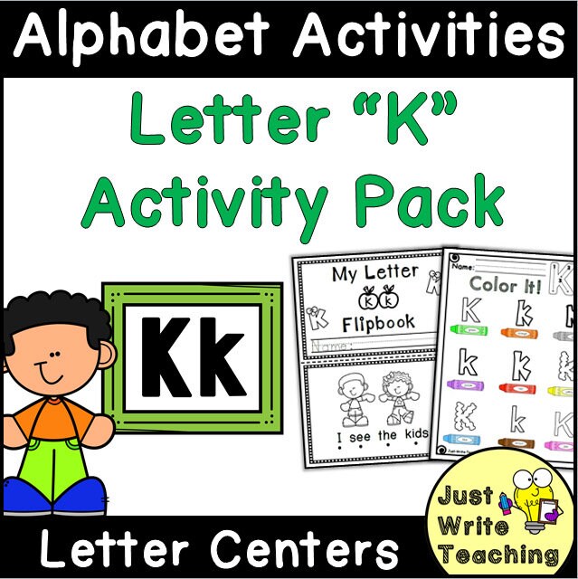 Letter K Practice Games and Activity Pack - Etsy