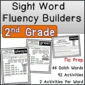 Sight Word Fluency Builders MEGA BUNDLE - Etsy