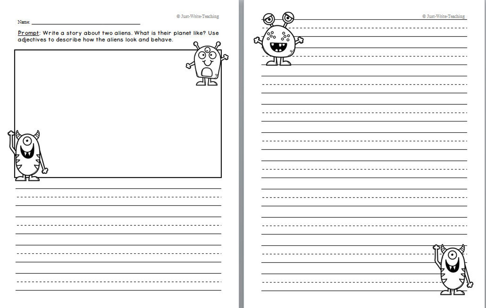 40 Elementary Writing Prompts (year-long, Fun & Engaging) Assessment ...