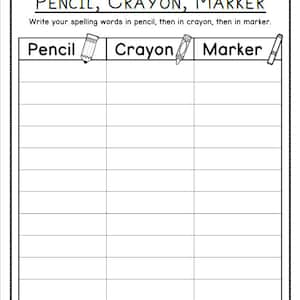 Spelling Activities and Games for Any Word List - Etsy