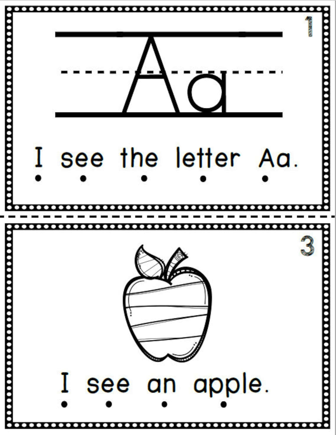 Letter Flipbooks - Alphabet Activities - A to Z (52 Flip Books) - Etsy