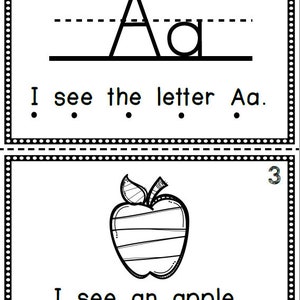 Letter Flipbooks - Alphabet Activities - A to Z (52 Flip Books) - Etsy