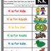 Letter K Practice Games and Activity Pack - Etsy