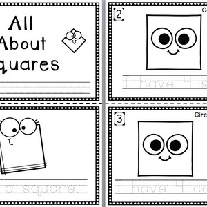 2D Shapes Flip Book Bundle - Etsy