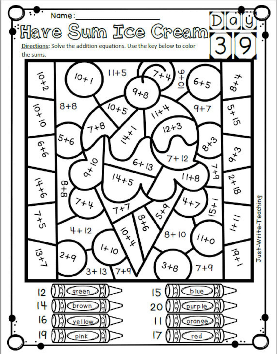 Summer Math Packet Rising Second Grade First Grade Review 50 Sheets summer-math-packet-rising-second-grade-first-grade-review-50-sheets