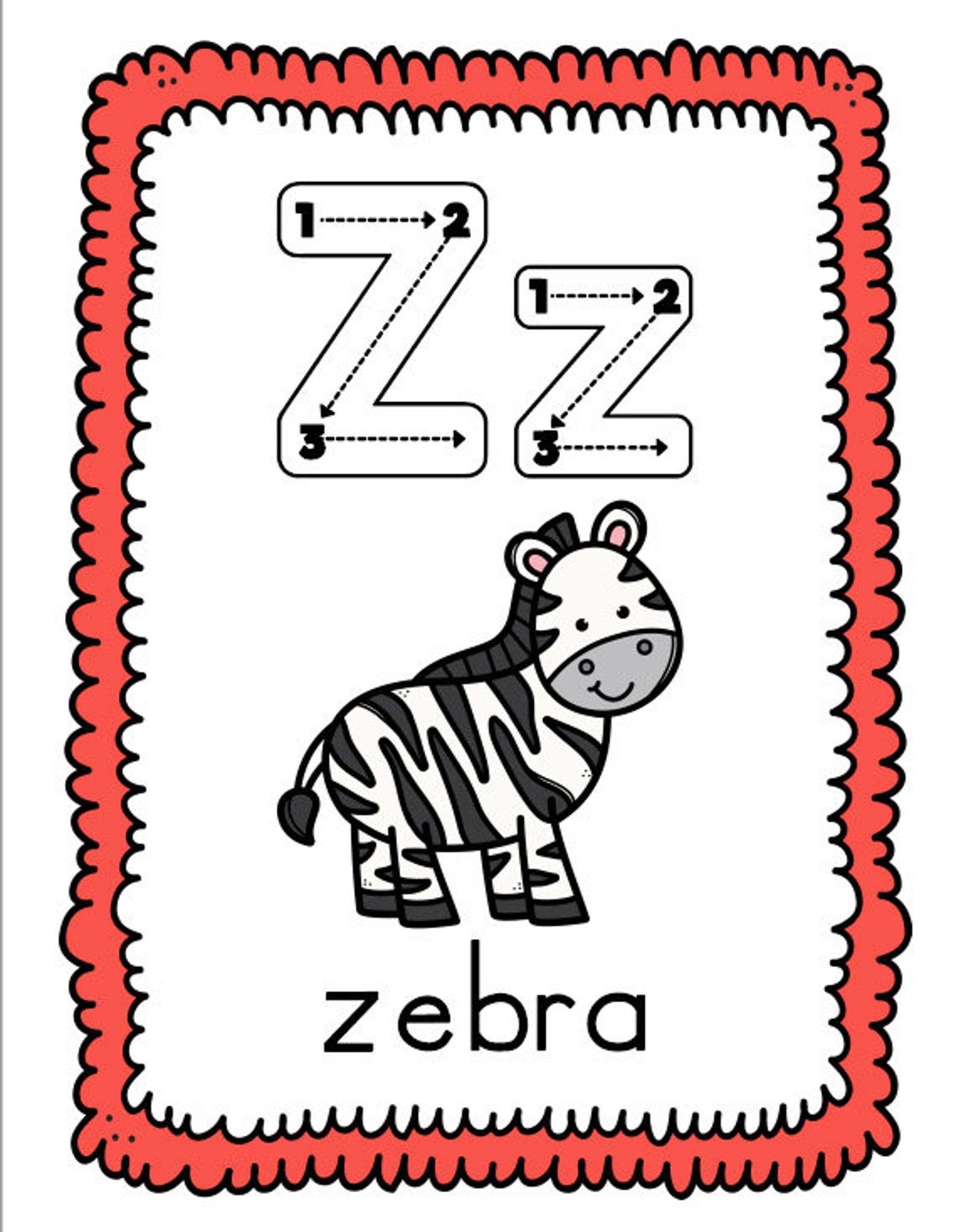 Letter Formation Anchor Charts - Alphabet Activities - A to Z (26 ...