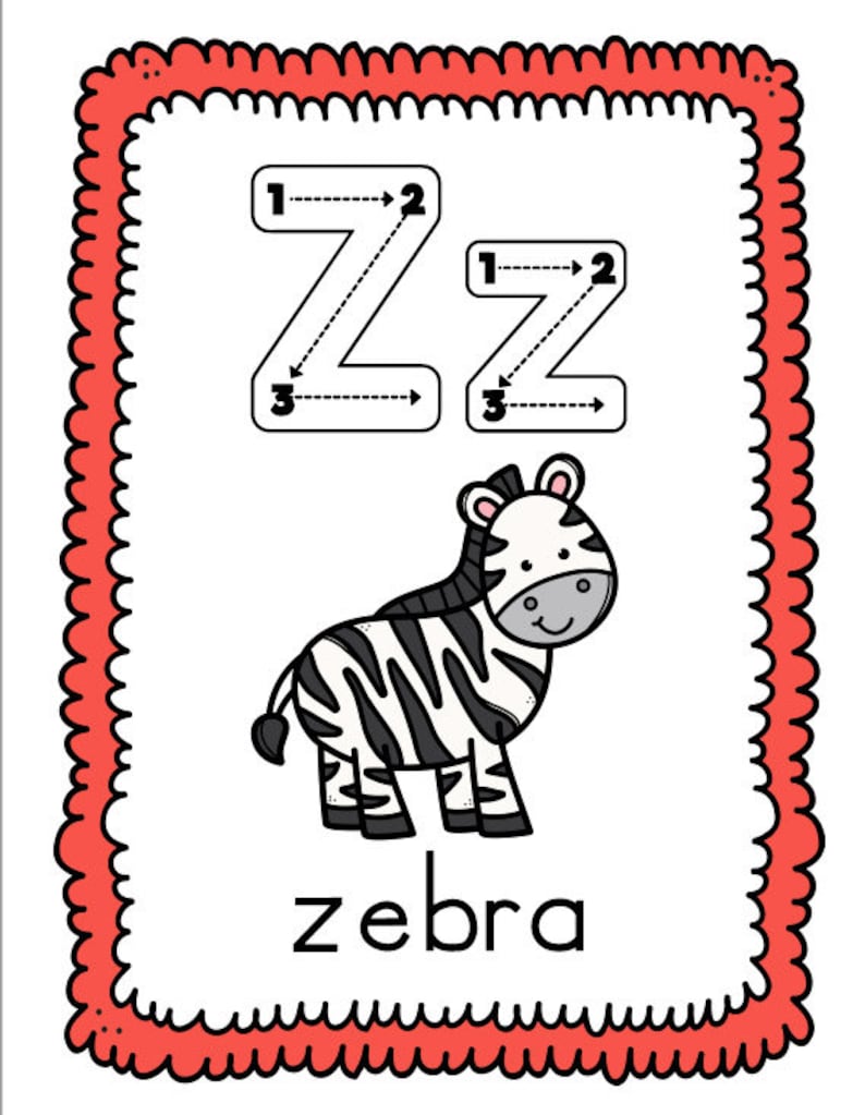 Letter Formation Anchor Charts - Alphabet Activities - A to Z (26 ...