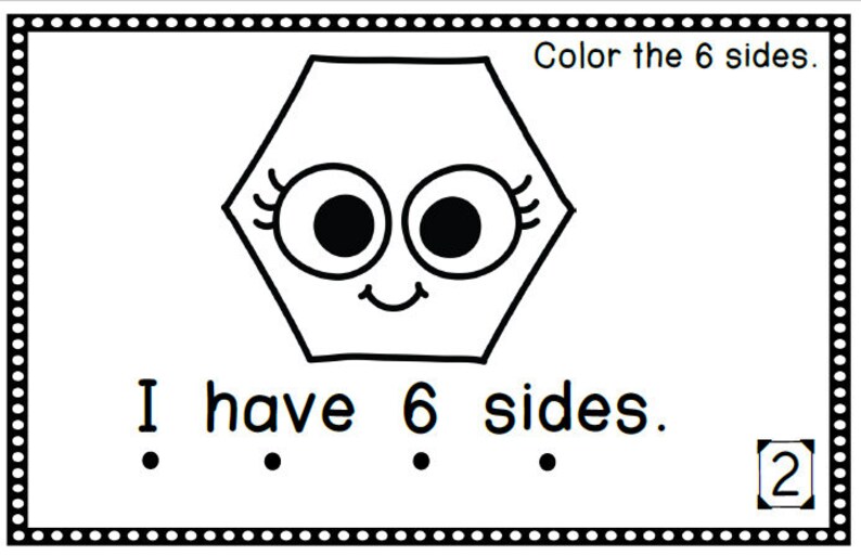 2D Shapes Flip Book Bundle - Etsy