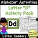 Letter D Practice Games and Activity Pack - Etsy