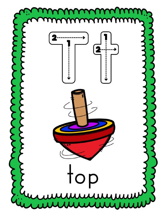 Letter Formation Anchor Charts - Alphabet Activities - A to Z (26 ...