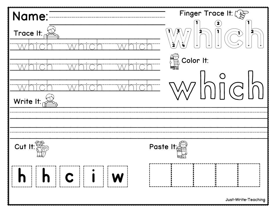 Second Grade Sight Word Tracers - Etsy