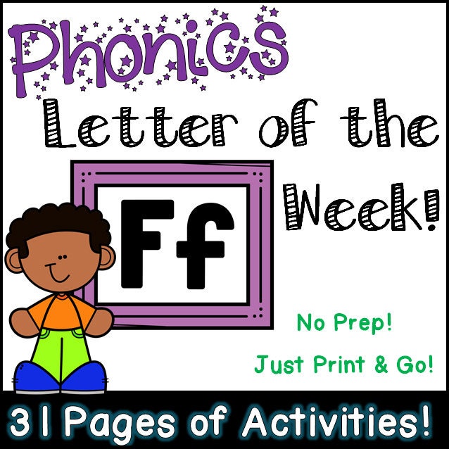 Phonics Letter of the Week Growing MEGA Bundle - A to M - Etsy