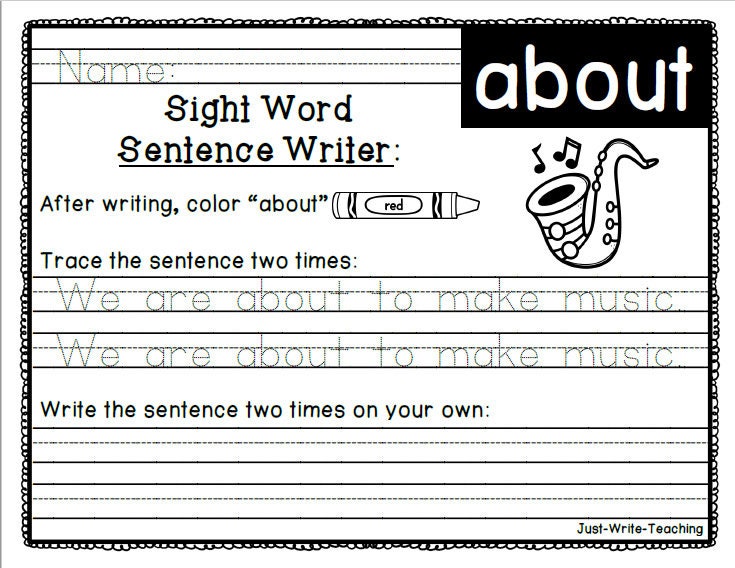 Sight Word Fluency Builders Dolch Third Grade - Etsy