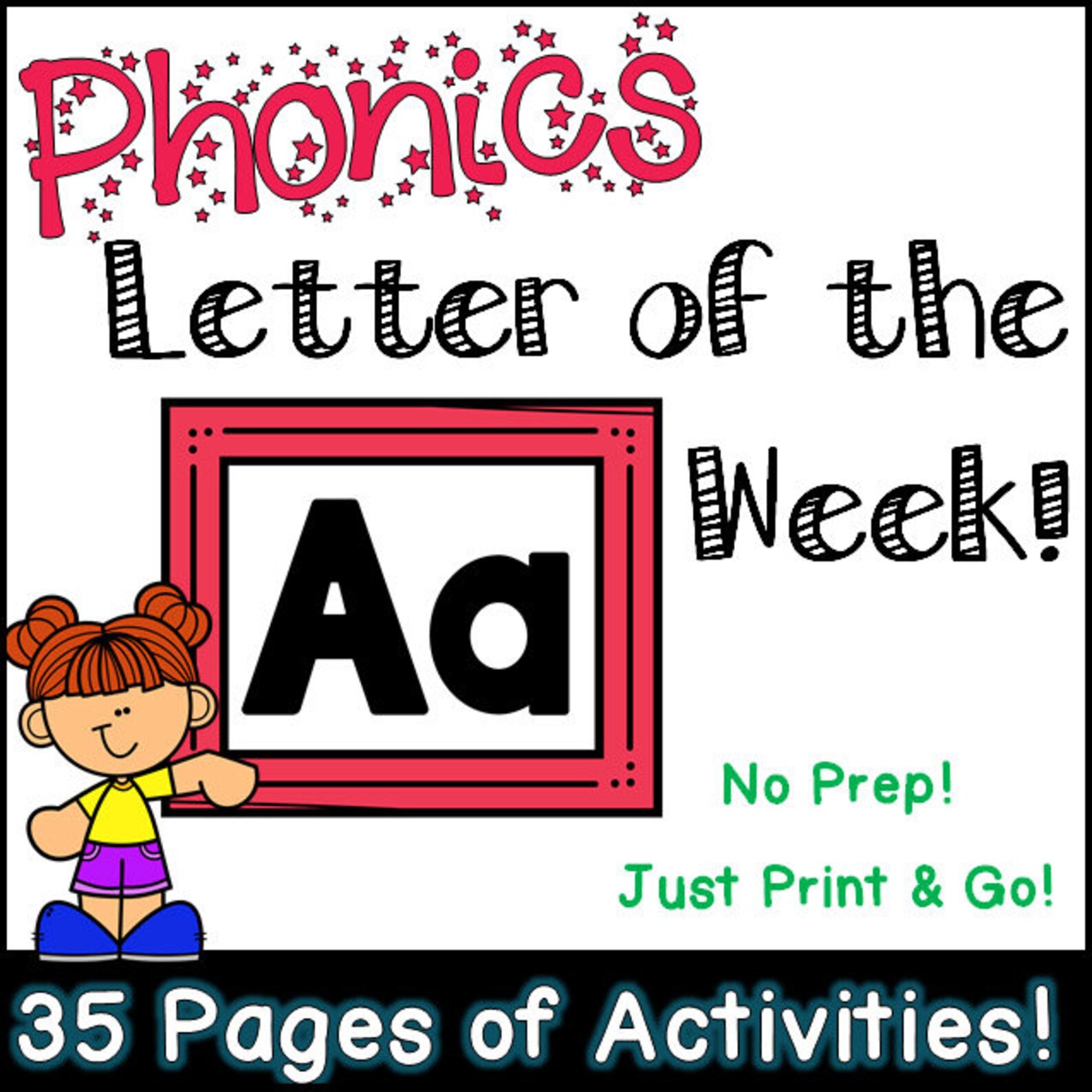 Phonics Letter of the Week Growing MEGA Bundle - A to M - Etsy
