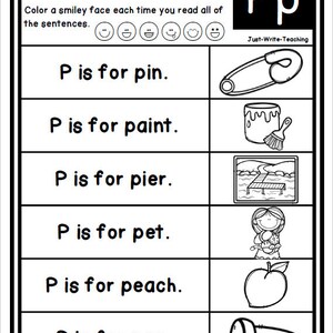 Letter P Practice Games and Activity Pack - Etsy