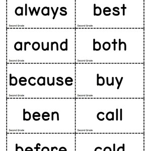 Connect 5 Sight Words Game - BUNDLE - Etsy