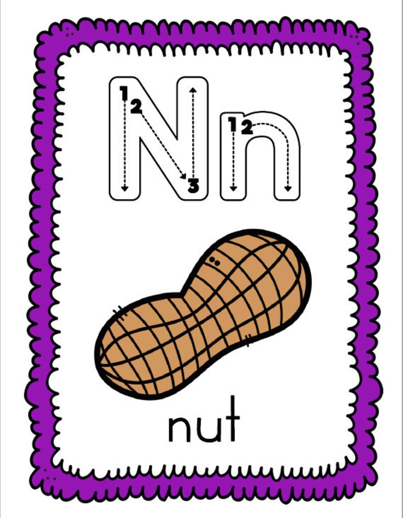 Letter Formation Anchor Charts - Alphabet Activities - A to Z (26 ...