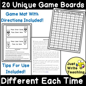 Connect 5 Sight Words Game - BUNDLE - Etsy