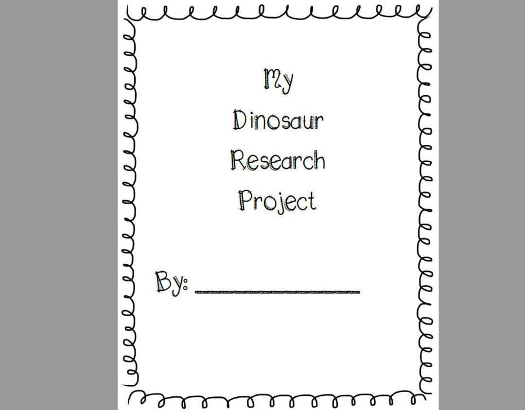 Dinosaur Research Writing Project Book Template Week long Distance dinosaur-research-writing-project-book-template-week-long-distance