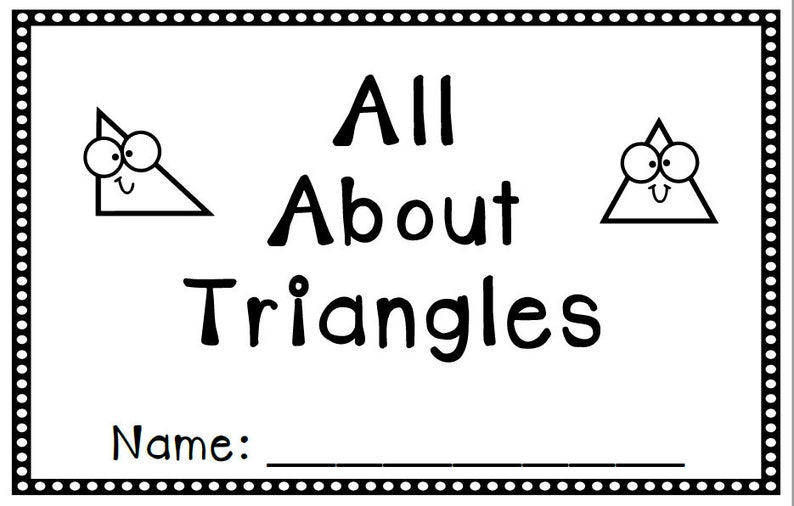 2D Shapes Flip Book Bundle - Etsy