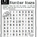 Number Mazes for Number Recognition Practice (1 to 10) - Etsy