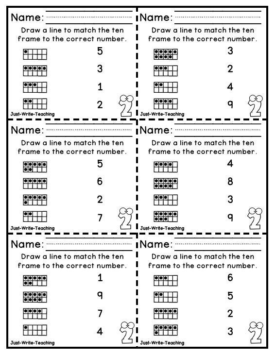 Number Match Task Cards - First Grade Math Centers - Etsy
