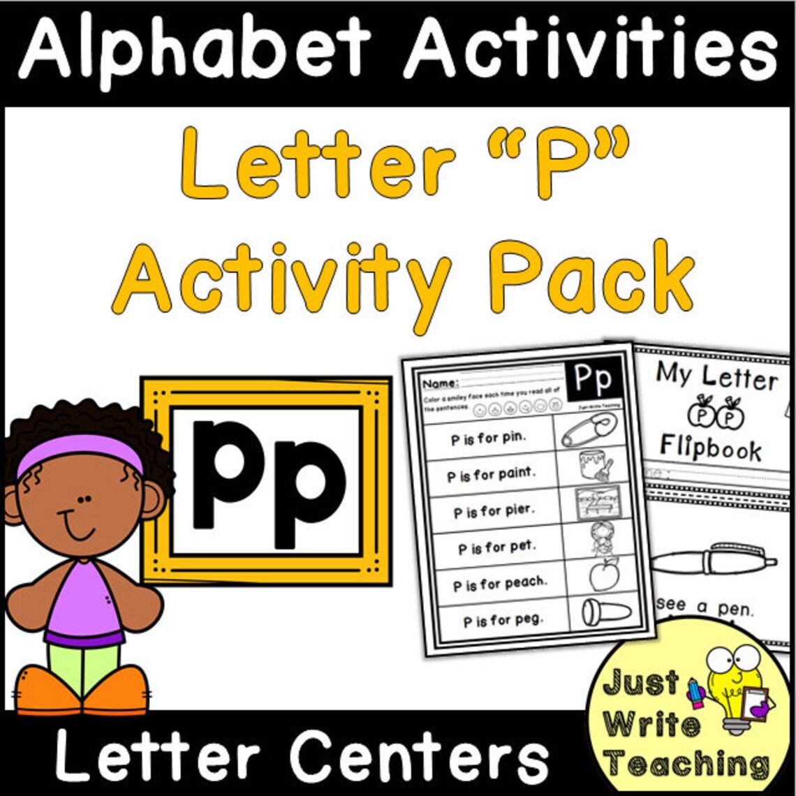 Letter P Practice Games and Activity Pack - Etsy