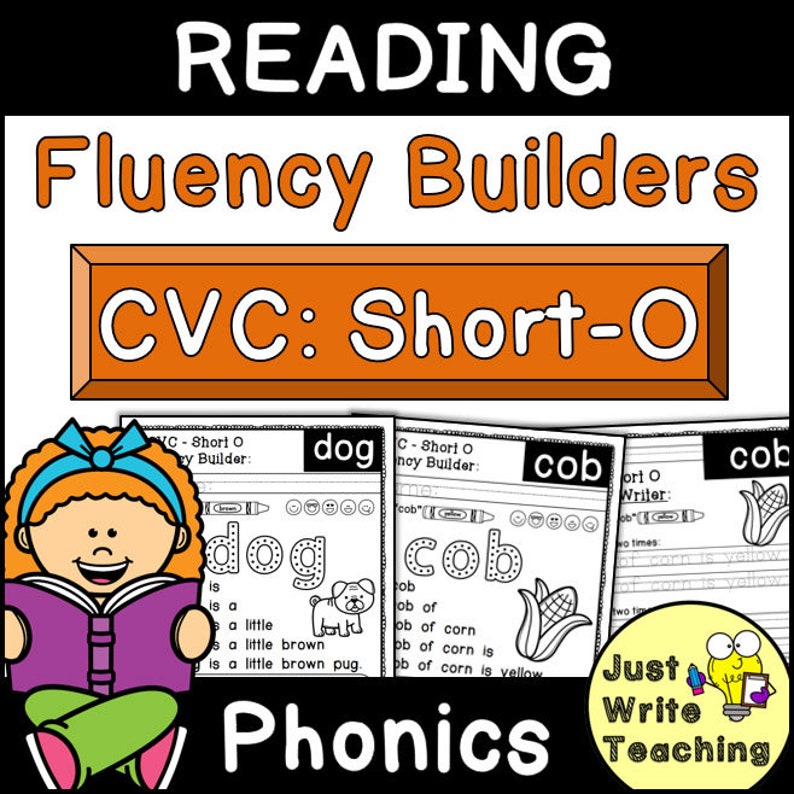 Reading Fluency Builders - CVC Short Vowels - Etsy