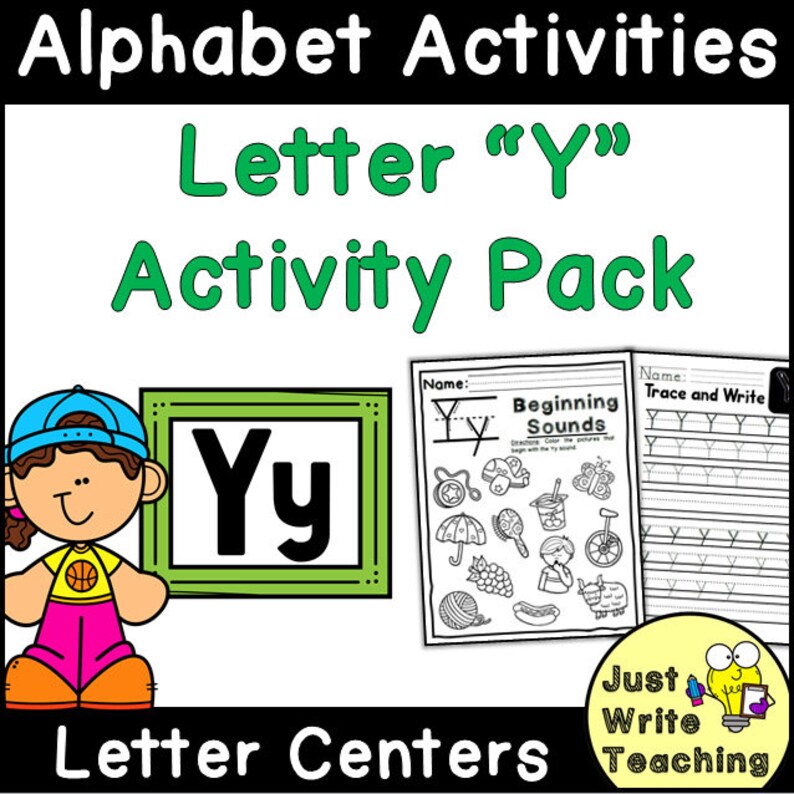 Letter Y Practice Games and Activity Pack - Etsy