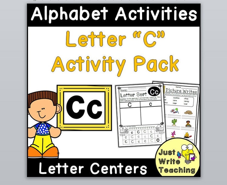 Letter C Practice Games and Activity Pack - Etsy
