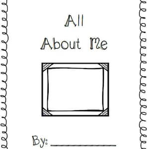 Autobiography Writing Project Book Template - Etsy