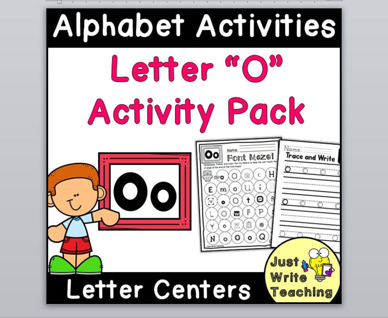 Letter O Practice Games and Activity Pack - Etsy