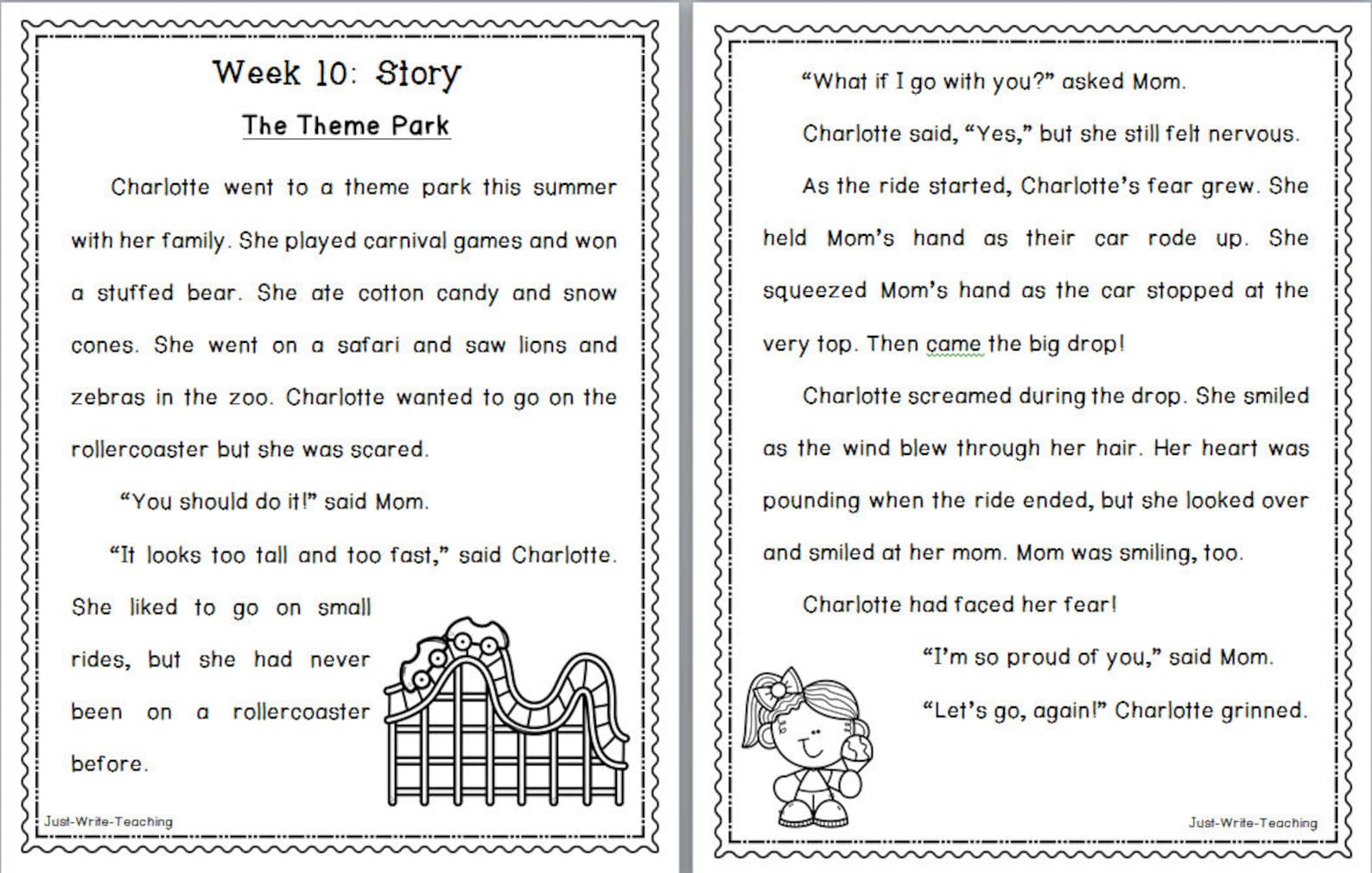 Rising Second Grade Summer Reading Packet (first Grade Review) - Etsy