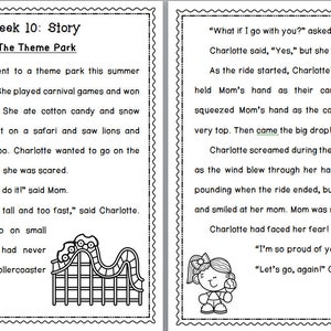 Rising Second Grade Summer Reading Packet (first Grade Review) - Etsy