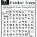 Number Mazes for Number Recognition Practice (1 to 10) - Etsy