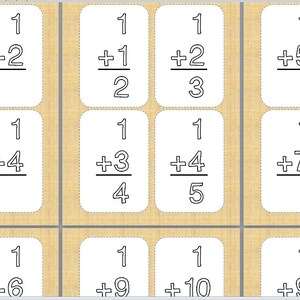 Math Flash Cards Addition Facts & Subtraction Facts (distance Learning ...