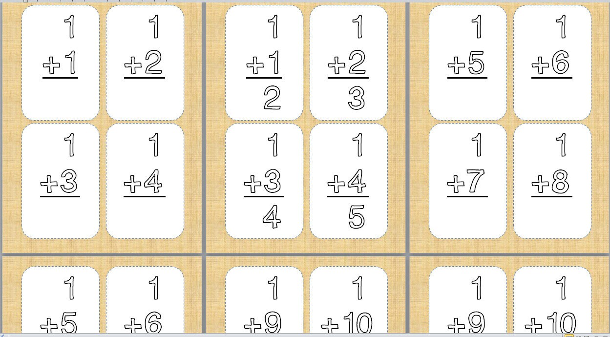 Math Flash Cards Addition Facts & Subtraction Facts (distance Learning ...
