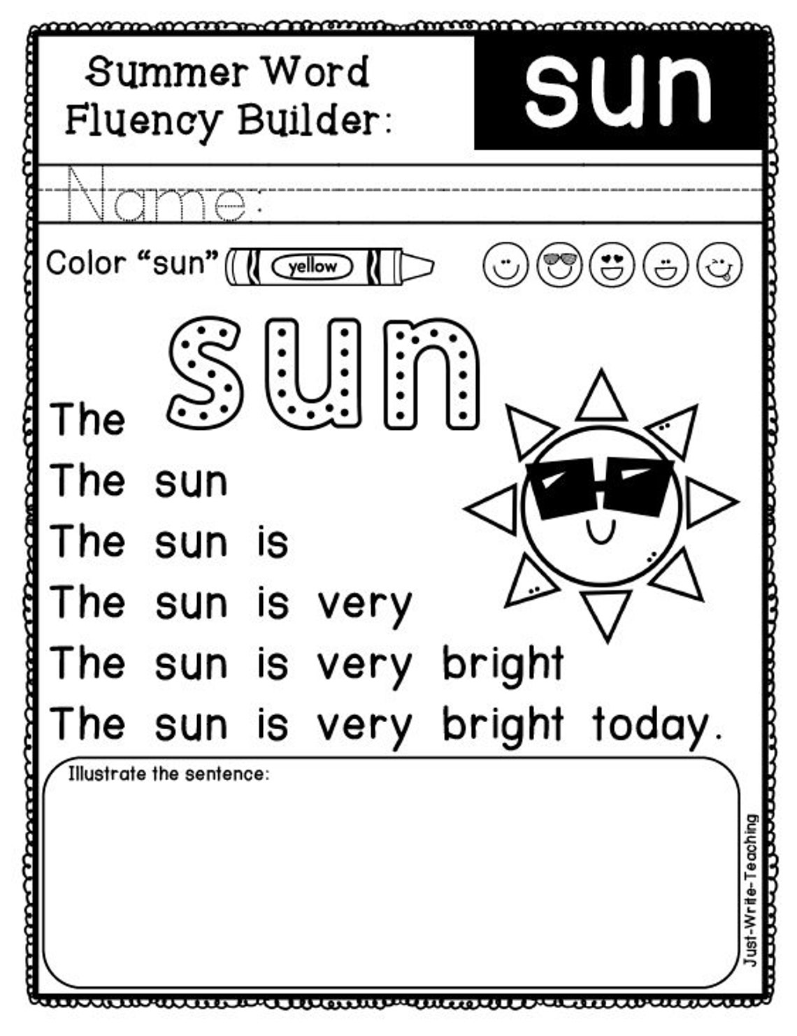 First Grade Summer Reading Fluency Builders - Set 1 - Etsy