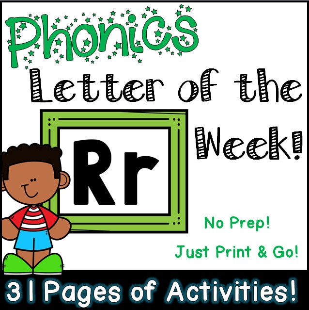 Phonics Letter of the Week Growing MEGA Bundle N to Z - Etsy
