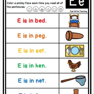 Letter E Practice Games and Activity Pack - Etsy