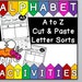 Letter Sort Cut and Paste - Alphabet Activities (26 Pages!) - Etsy