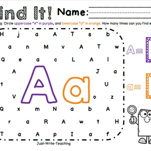 Letter A Practice Games and Activity Pack - Etsy