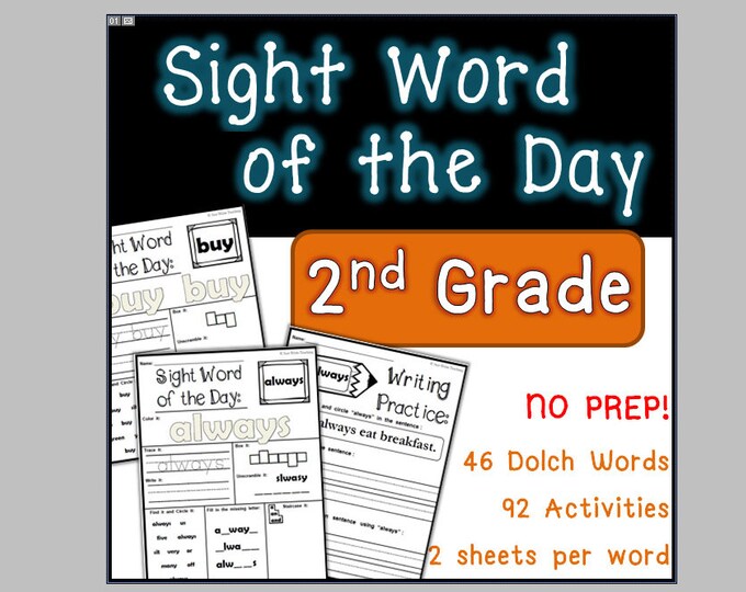 Sight Word Code Breakers Activity Pack - 66 Pages - Distance Learning ...