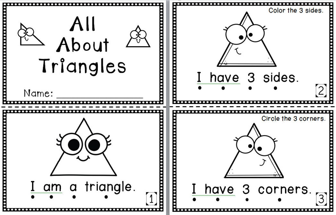 2D Shapes Flip Book Bundle - Etsy