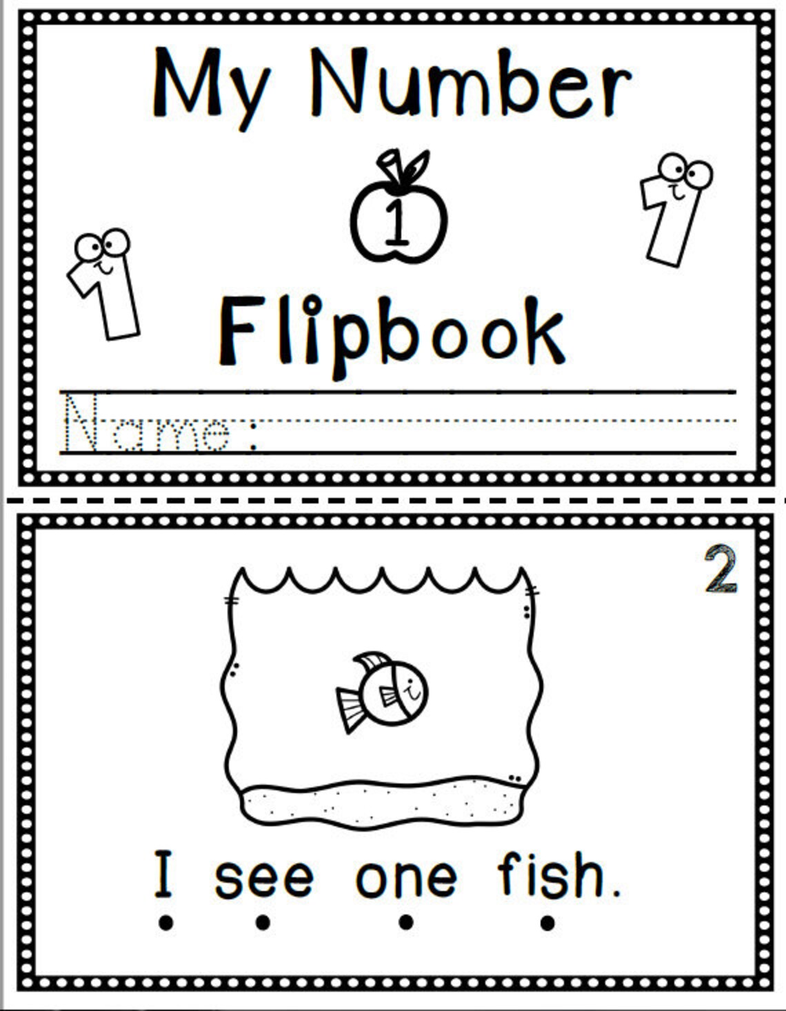 Differentiated Number Flip Books flipbooks 1 to 20 - Etsy