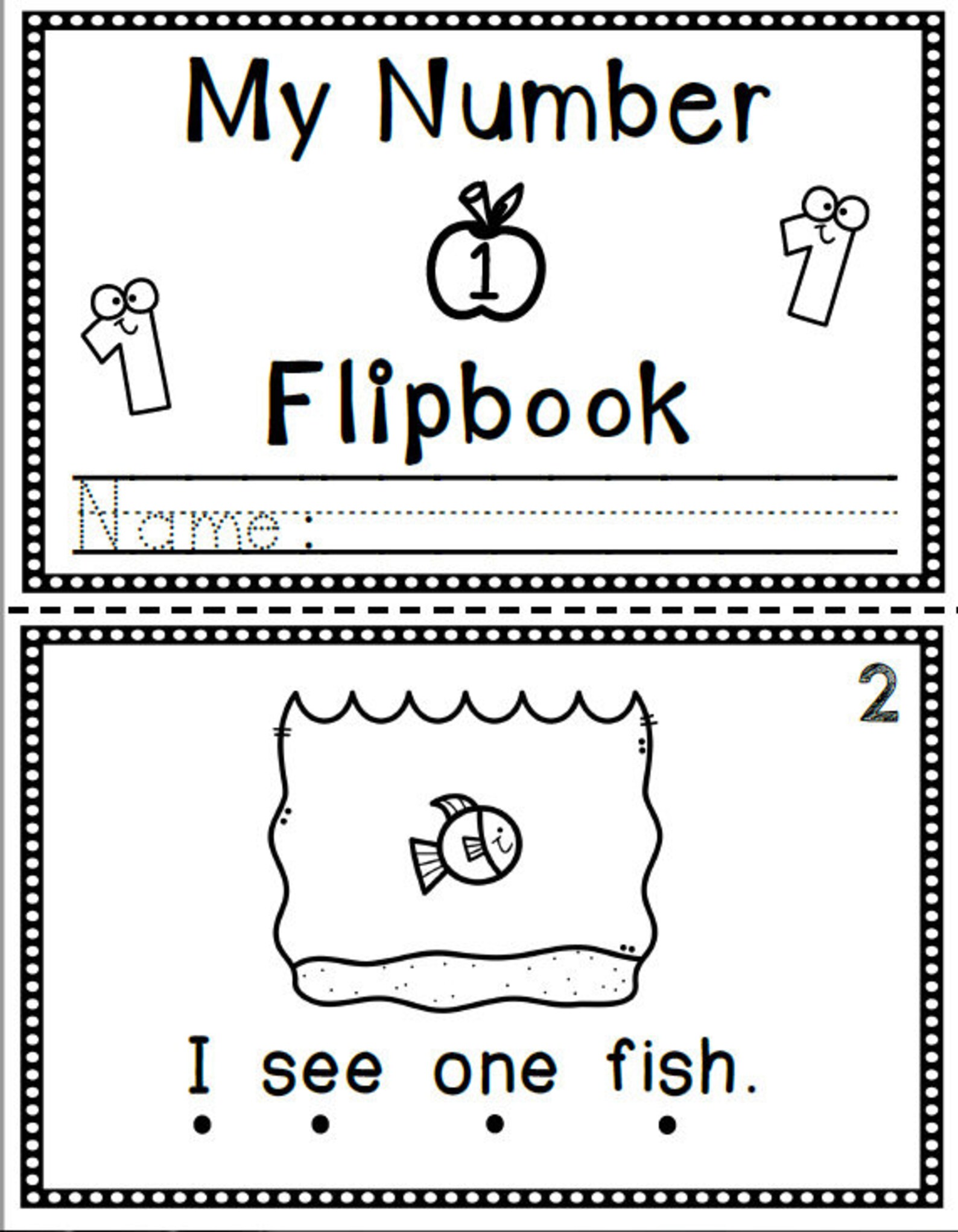 Differentiated Number Flip Books flipbooks 1 to 20 - Etsy