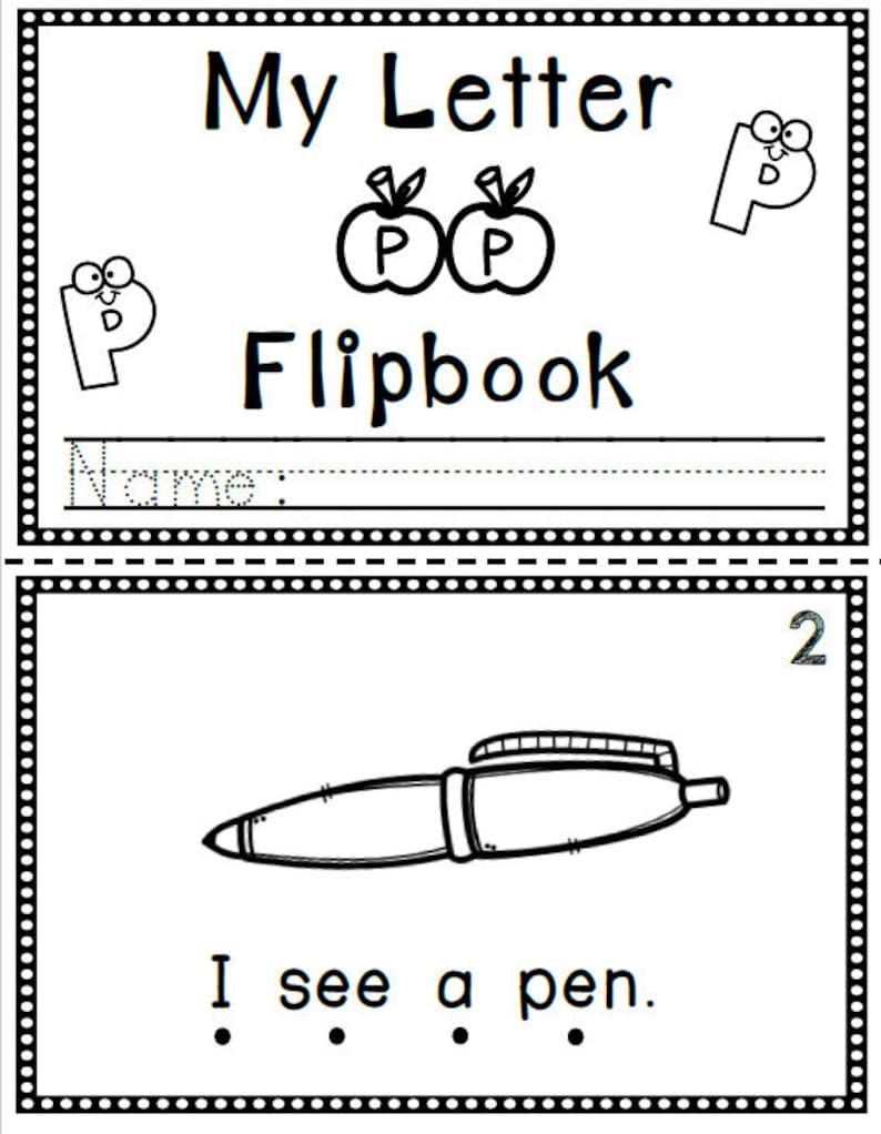 Letter P Practice Games and Activity Pack - Etsy